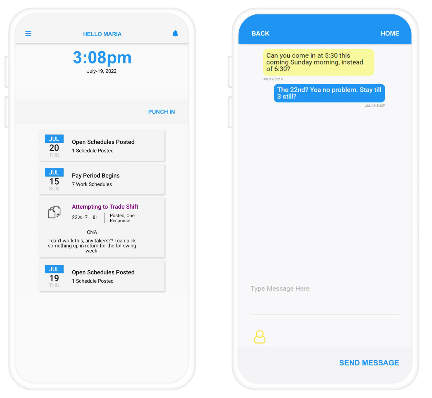 Employee Scheduling Employee Scheduling